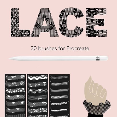 Lace Pattern Procreate Brushes | Master Bundles