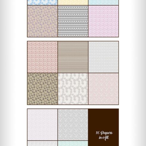 Vintage Lace Digital Papers, Shabby Chic Backgrounds | Master Bundles