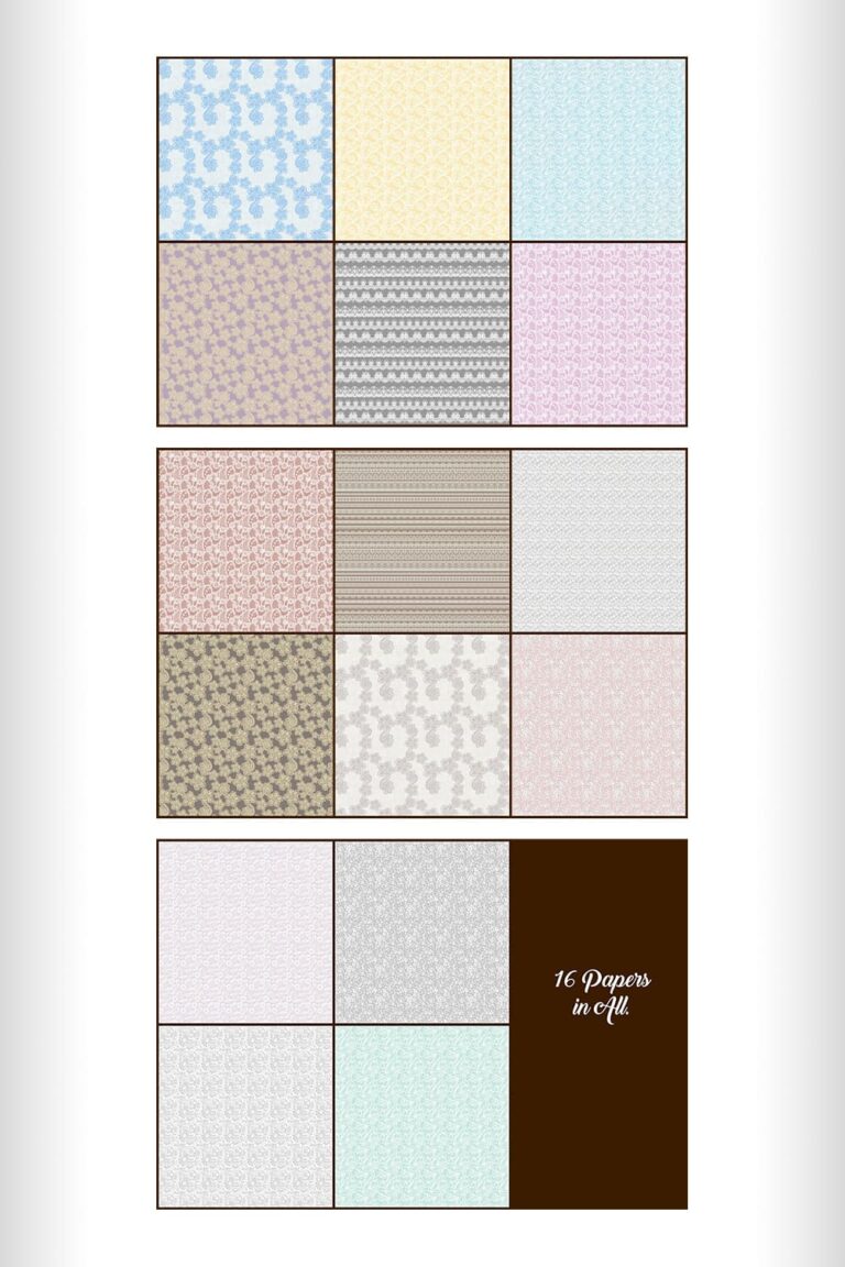 Vintage Lace Digital Papers, Shabby Chic Backgrounds – MasterBundles