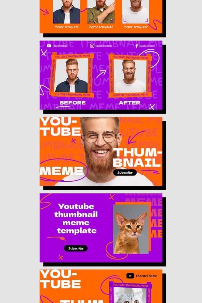 Youtube Thumbnail Memes - MasterBundles