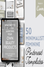50 Minimalist Pinterest Templates - MasterBundles