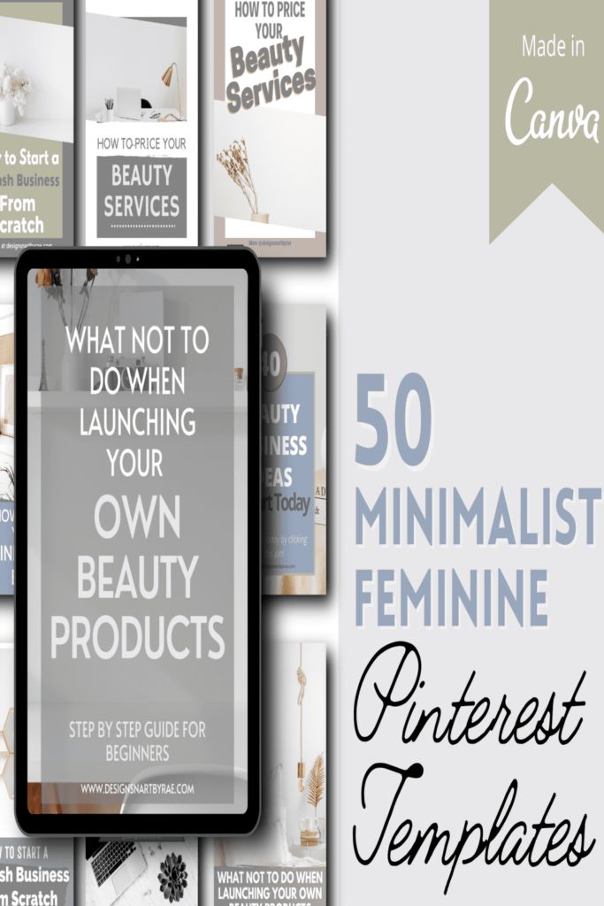 50 Minimalist Pinterest Templates - MasterBundles