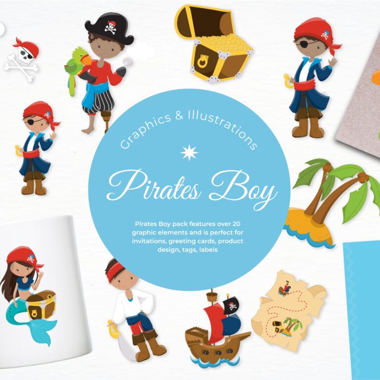 Pirates Boy Graphics and Illustrations – MasterBundles