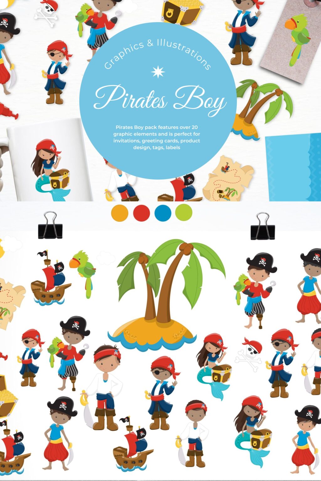 Pirates Boy Graphics and Illustrations – MasterBundles