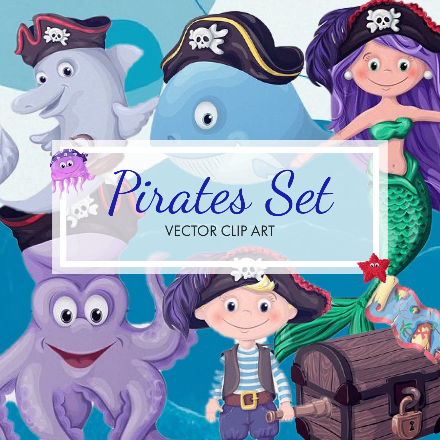 Pirate Clipart, Pirate Graphics & Illustrations, Pirate Ship ...