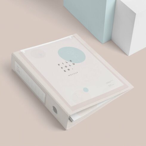 Plastic Crown Box File Folder Mockup | MasterBundles