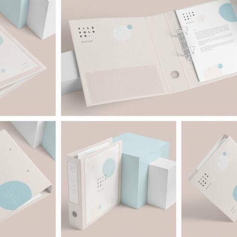 Plastic Crown Box File Folder Mockup | MasterBundles
