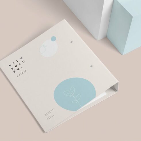 Plastic Crown Box File Folder Mockup | MasterBundles