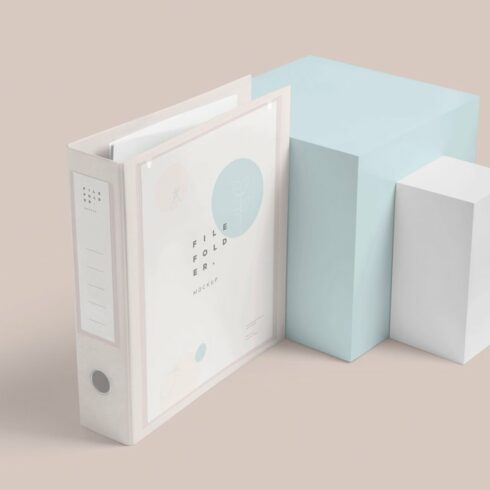 Plastic Crown Box File Folder Mockup | Master Bundles