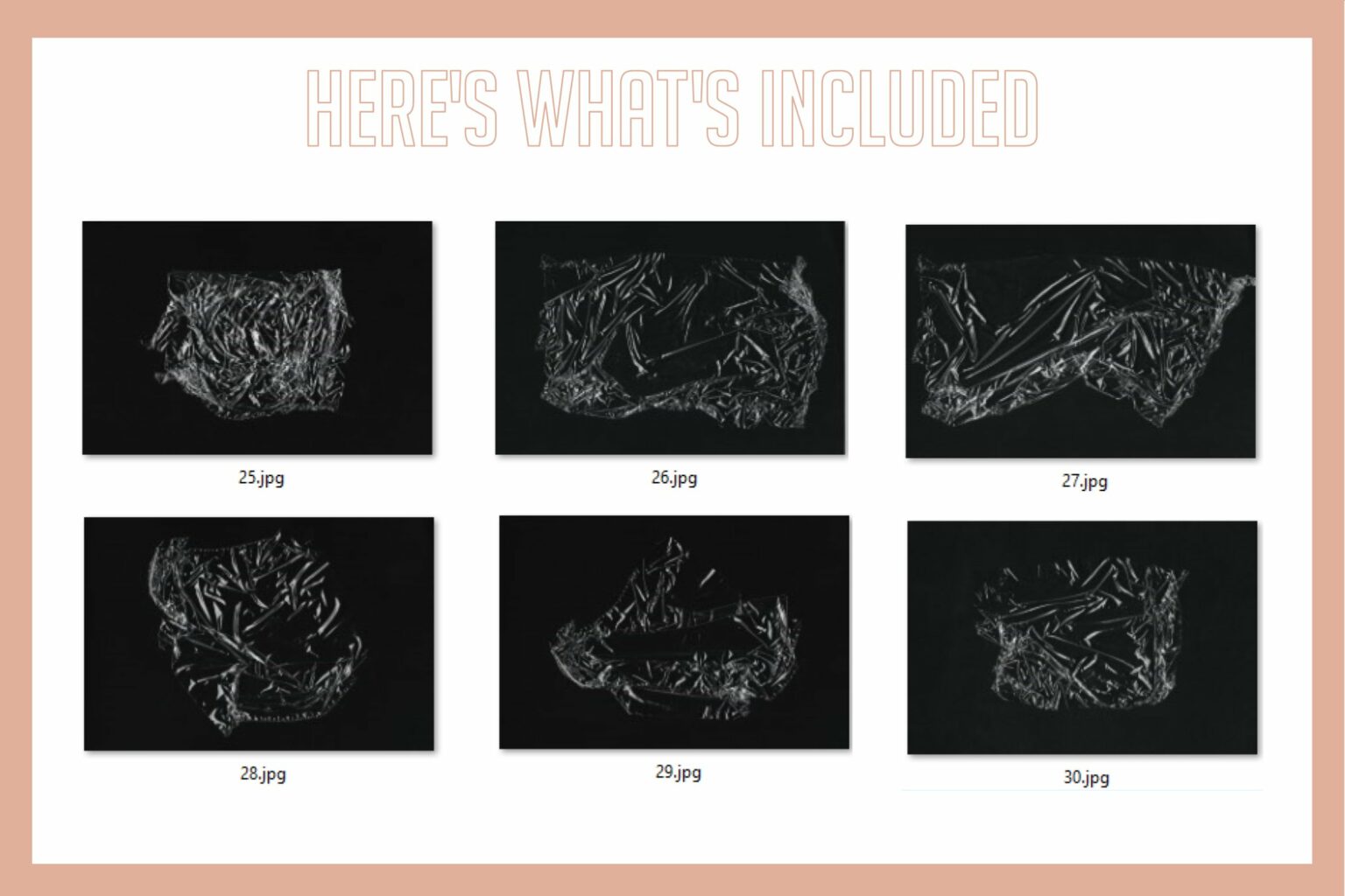 Wrinkled Plastic Overlays – MasterBundles