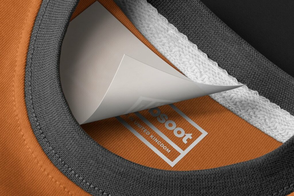 Plastisol Fabric Sticker Logo Mockup – MasterBundles