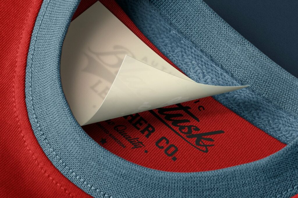 Plastisol Fabric Sticker Logo Mockup – MasterBundles