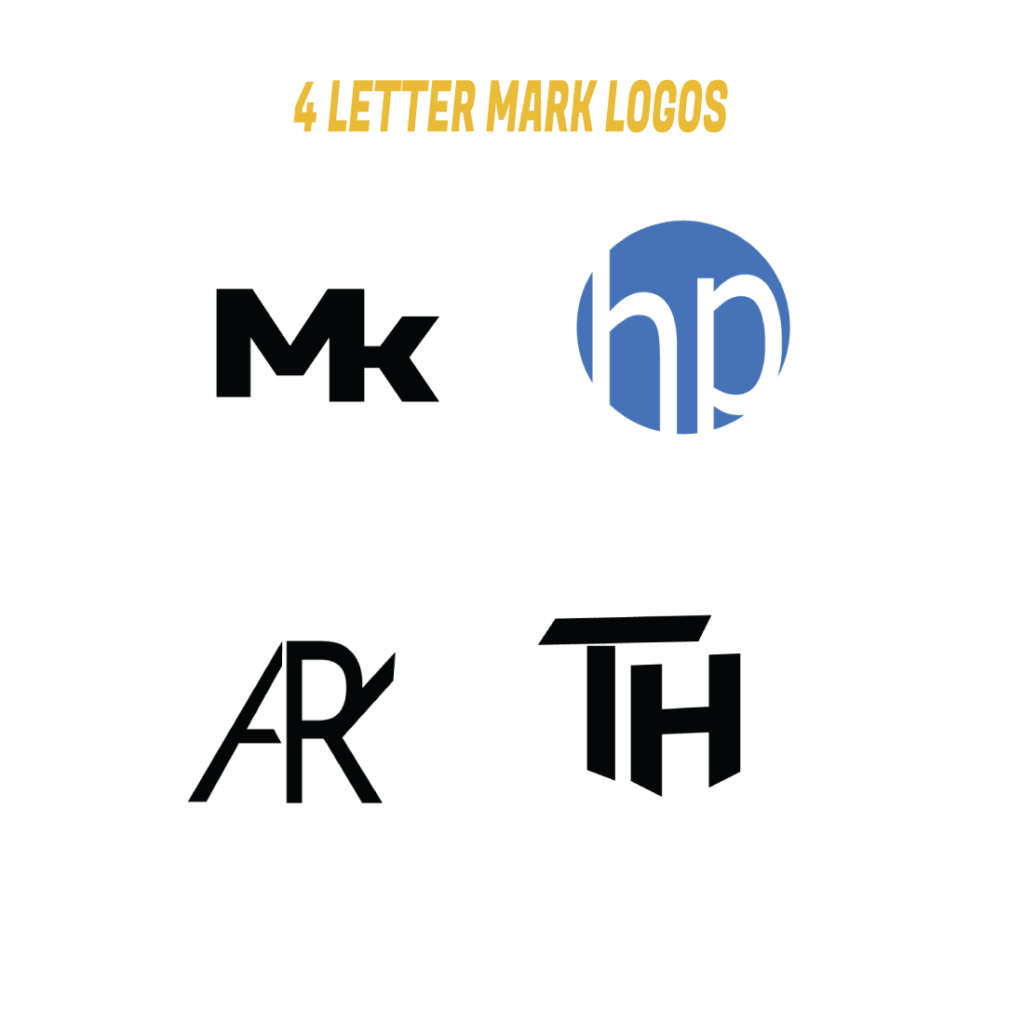4 LETTER MARK LOGO - MasterBundles