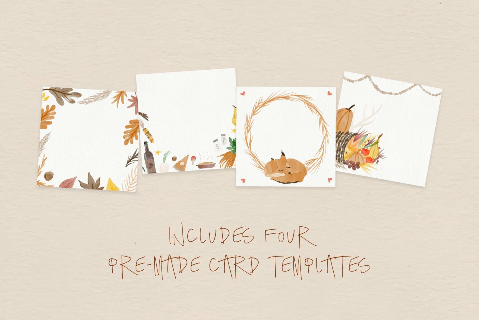 Autumn Watercolor Kit – MasterBundles