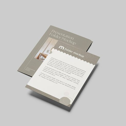 Presentation Folder Mockup | Master Bundles