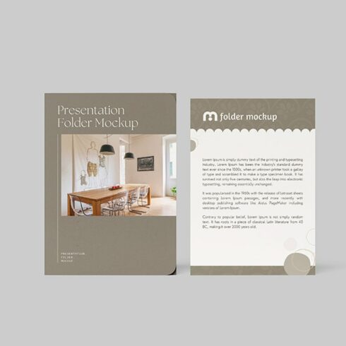 Presentation Folder Mockup | Master Bundles