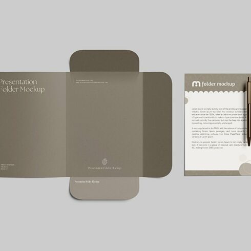 Presentation Folder Mockup | Master Bundles