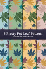 Pretty Pot Leaf Pattern - 8 Seamless Marijuana Patterns – MasterBundles
