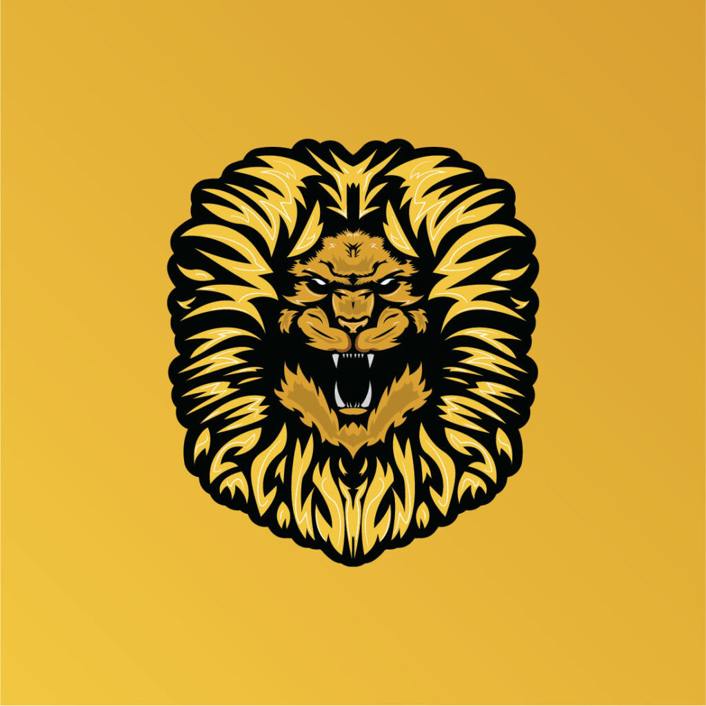 Lion Illustrator - Lion Logo - MasterBundles