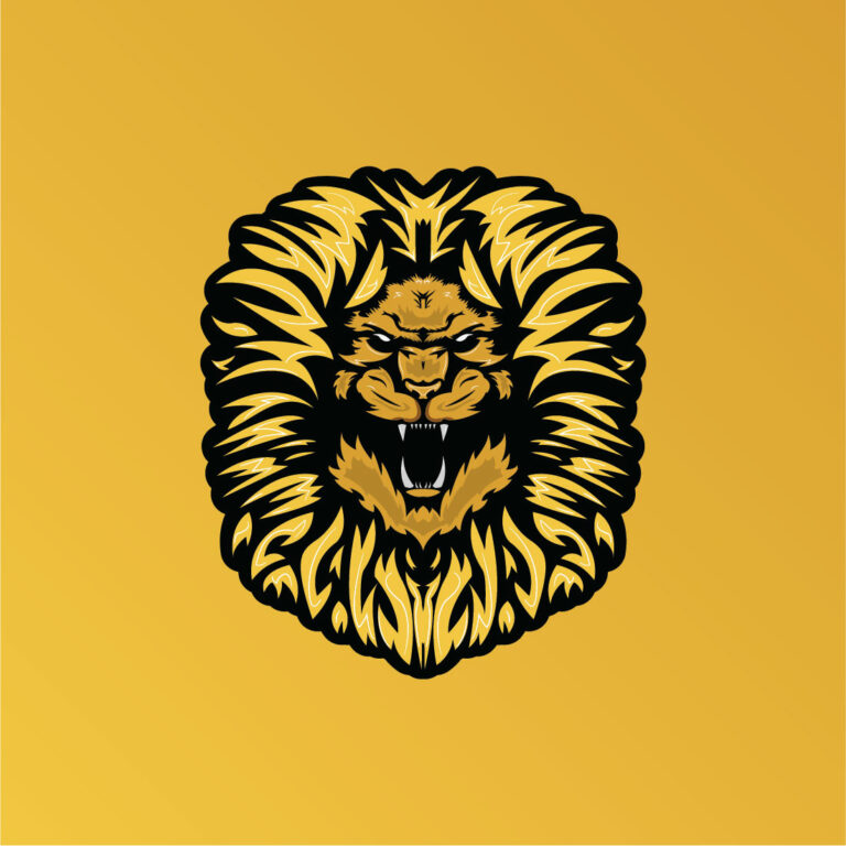 Lion Illustrator - Lion Logo - MasterBundles