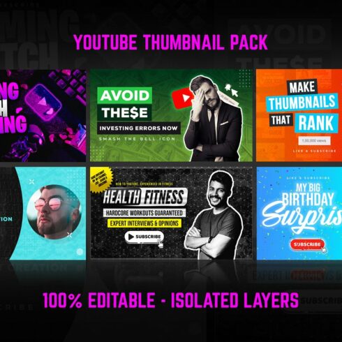 Youtube Thumbnail Mega Bundle – MasterBundles