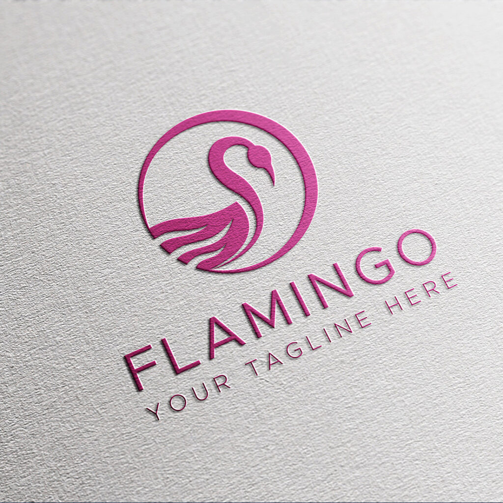 Flamingo logo template - MasterBundles