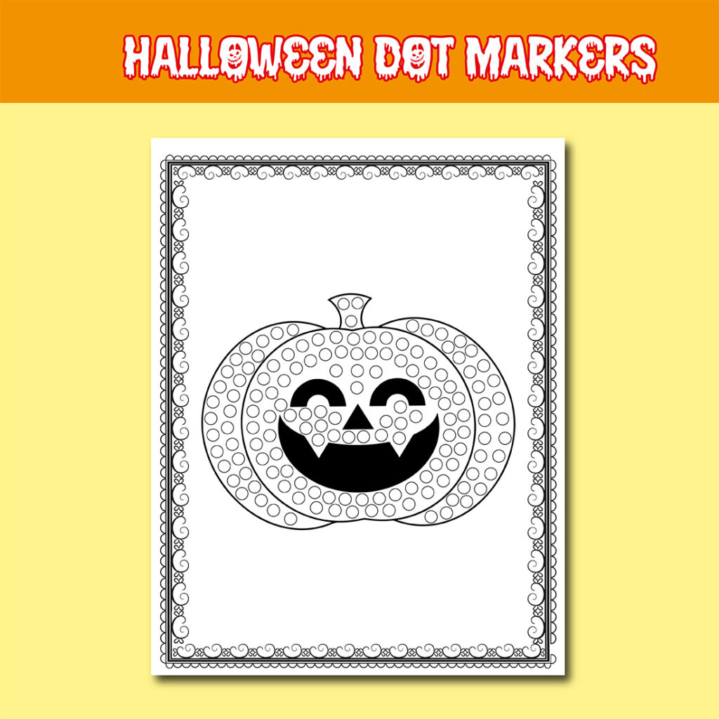 20 Pages Halloween Dot Markers Activity Book - MasterBundles
