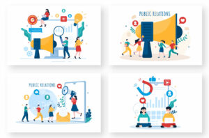 15 Public Relations Illustration - MasterBundles