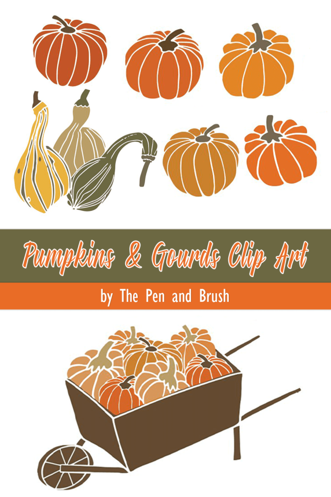 Pumpkins & Gourds Clip Art – MasterBundles