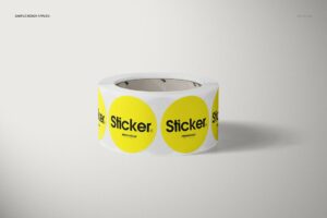 Round Roll Stickers Mockup Set – MasterBundles