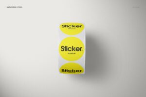 Round Roll Stickers Mockup Set – MasterBundles