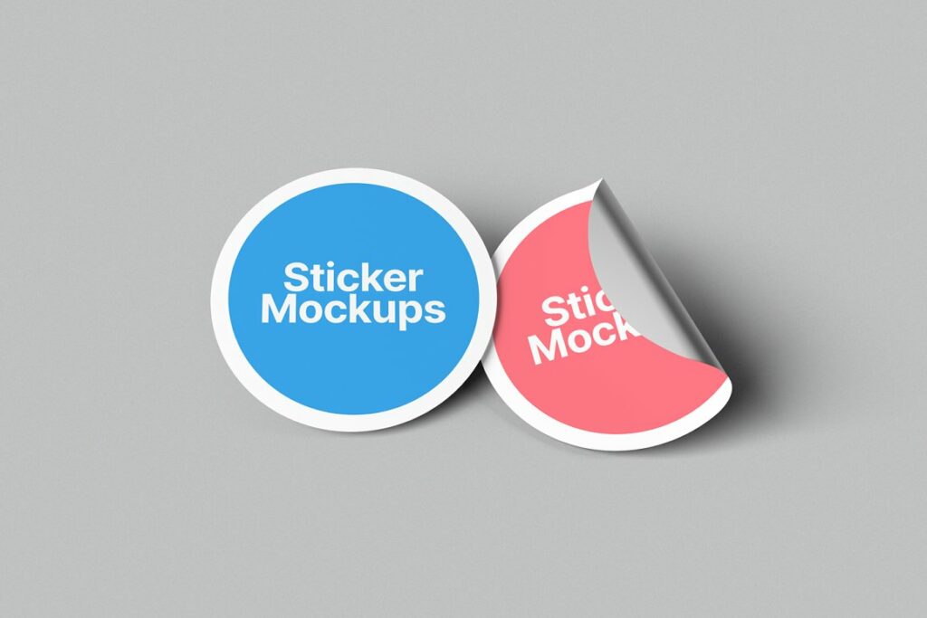 Round Sticker Mockups – MasterBundles