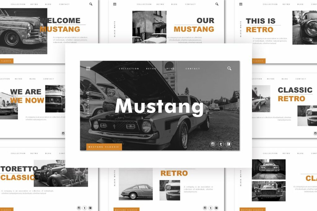 Mustang - Google Slide Template – MasterBundles