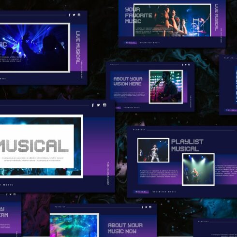 PLAYLIST Google Slide Template | Master Bundles