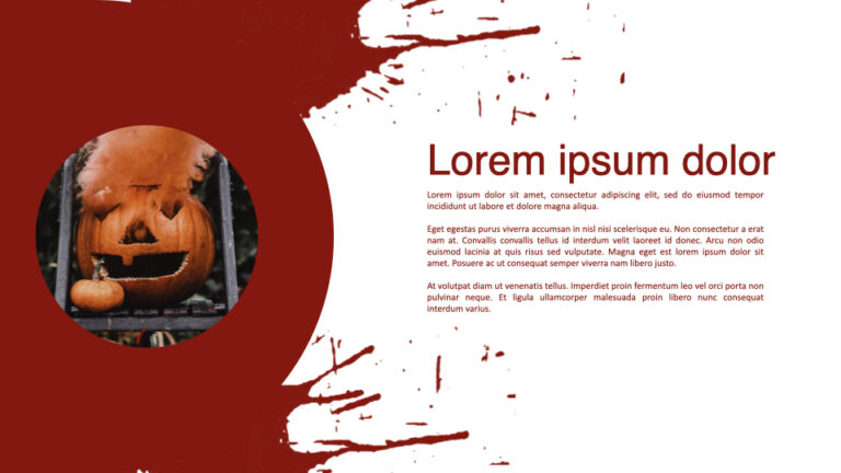 Scary Halloween Powerpoint Template – MasterBundles