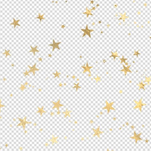 Seamless Gold Star Overlays | Master Bundles