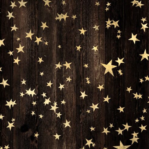 Seamless Gold Star Overlays | MasterBundles