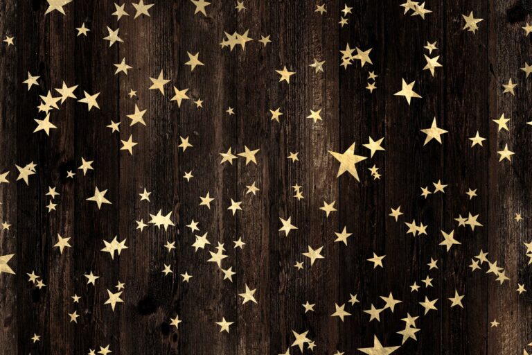 Seamless Gold Star Overlays – MasterBundles