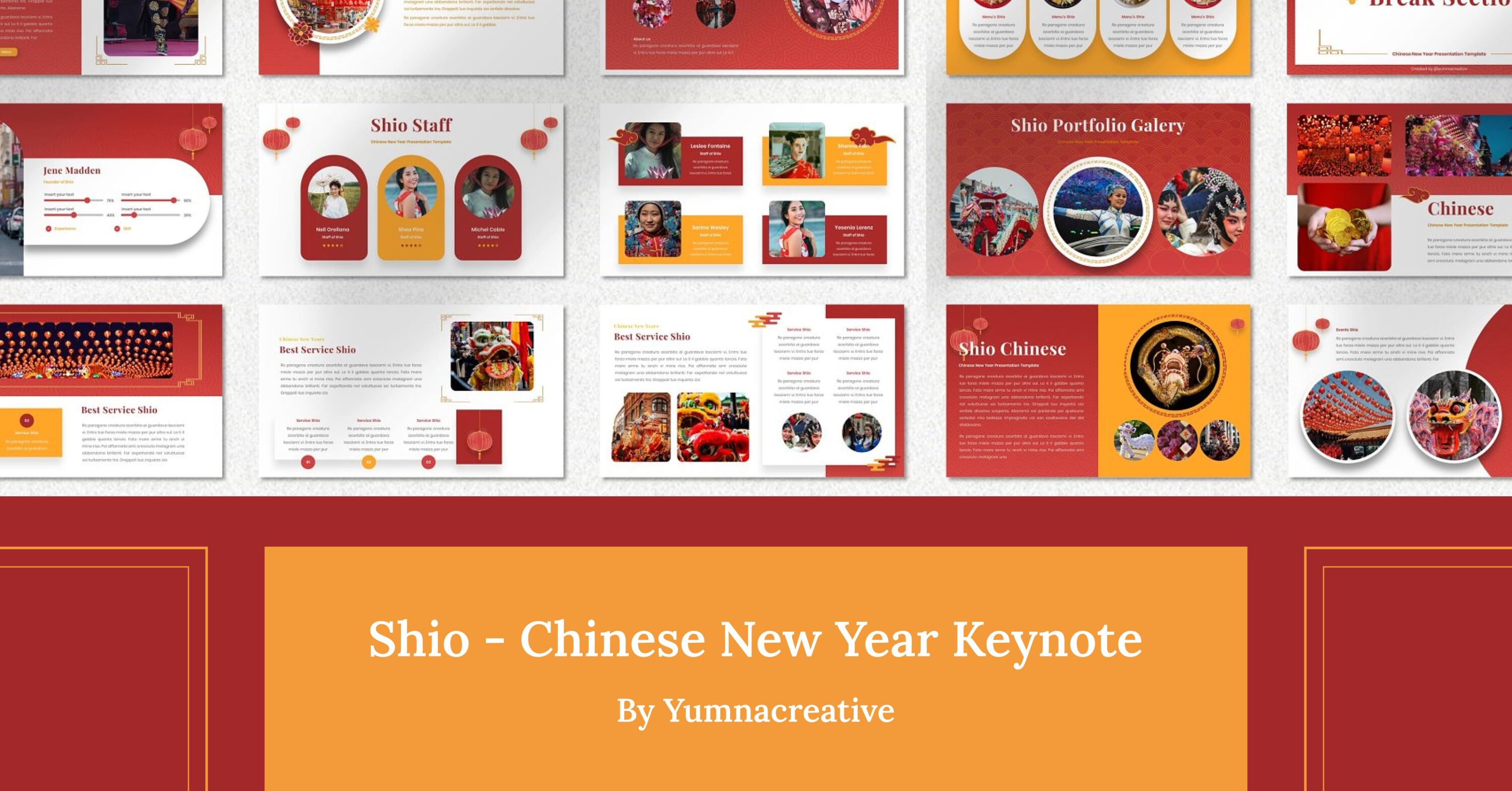 Shio - Chinese New Year Keynote Template – MasterBundles
