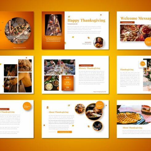 Turkey - Happy Thanksgiving Keynote Template | MasterBundles