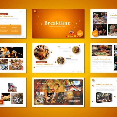 Turkey - Happy Thanksgiving Keynote Template | MasterBundles