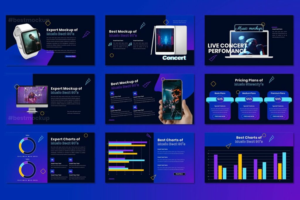 9Twenty - Music Google Slide – MasterBundles