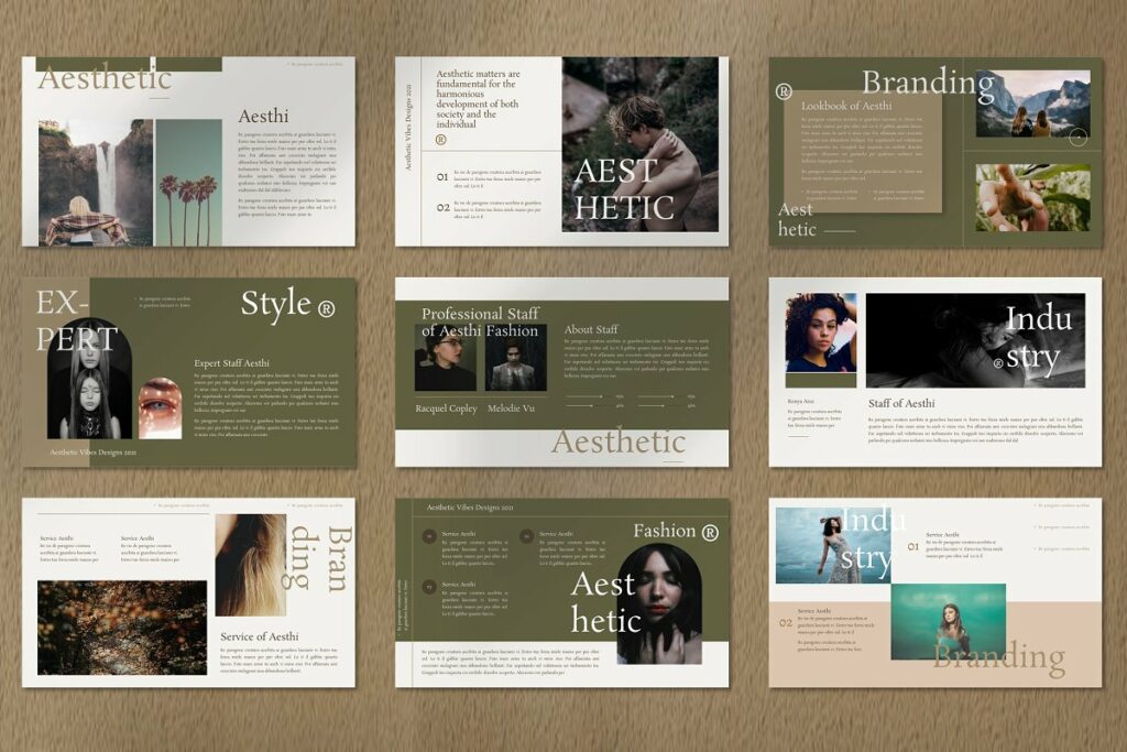 Aesthi - Aesthetic Google Slide – MasterBundles