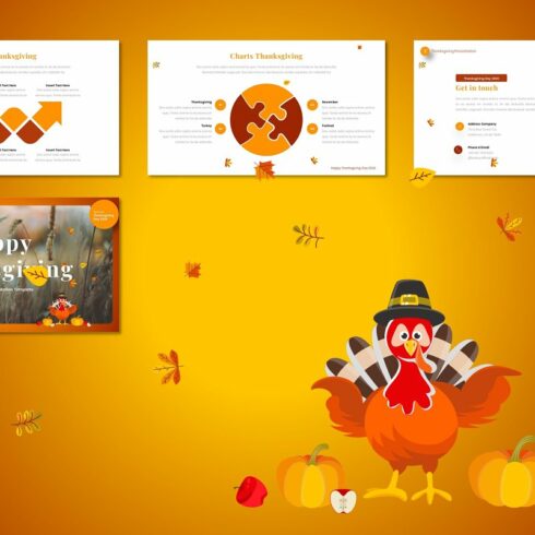 Turkey - Happy Thanksgiving Keynote Template | MasterBundles