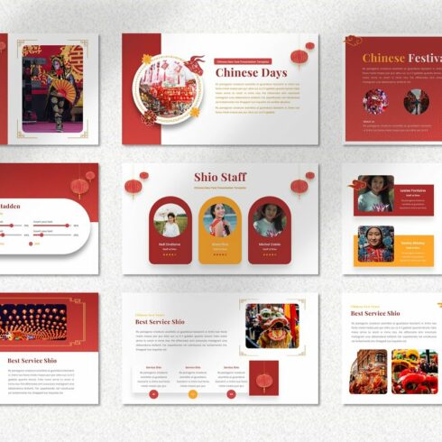 Shio - Chinese New Year Google Slide | Master Bundles
