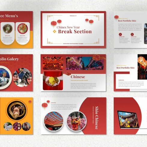 Shio - Chinese New Year Google Slide | Master Bundles