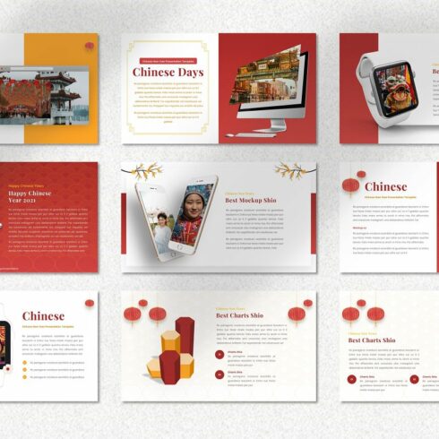Shio - Chinese New Year Google Slide | Master Bundles