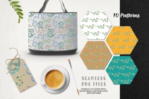 Snake Watercolor Patterns Seamless Snakes Reptile – MasterBundles