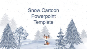 Snow Cartoon Powerpoint Template – MasterBundles