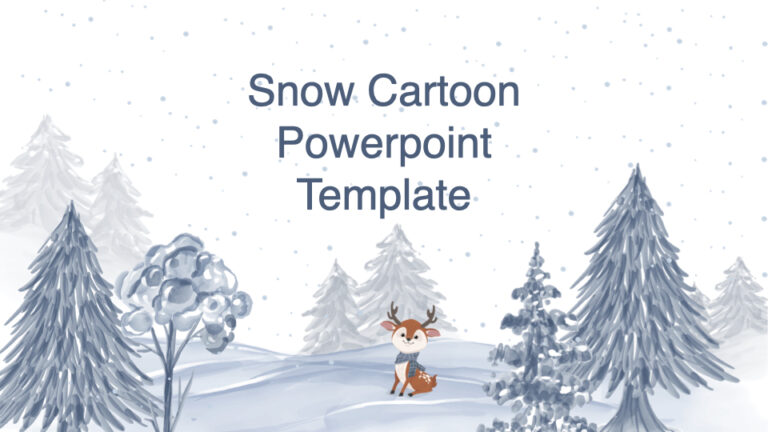 Snow Cartoon Powerpoint Template – MasterBundles